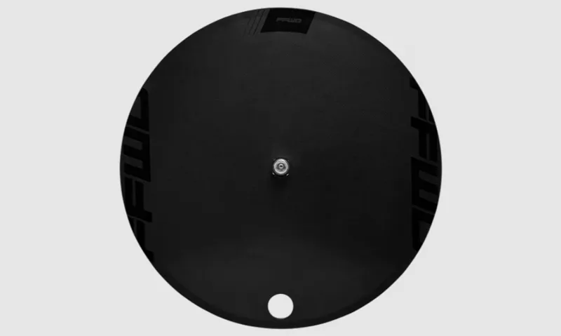 FFWD Track Front Carbon Disc Wheel 1K Tubular in Black