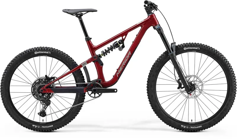 Merida One-Sixty FR 400 Enduro Mountain Bike in Red/Grey/Black