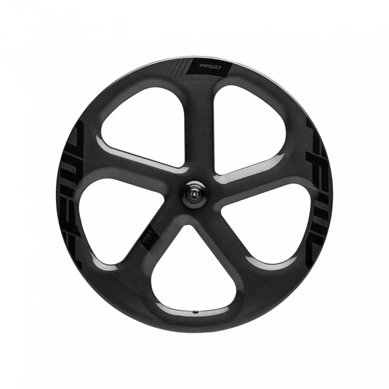 FFWD Fast Forward Track Tubular 5 Spoke Carbon Wheel 1K SKF Black
