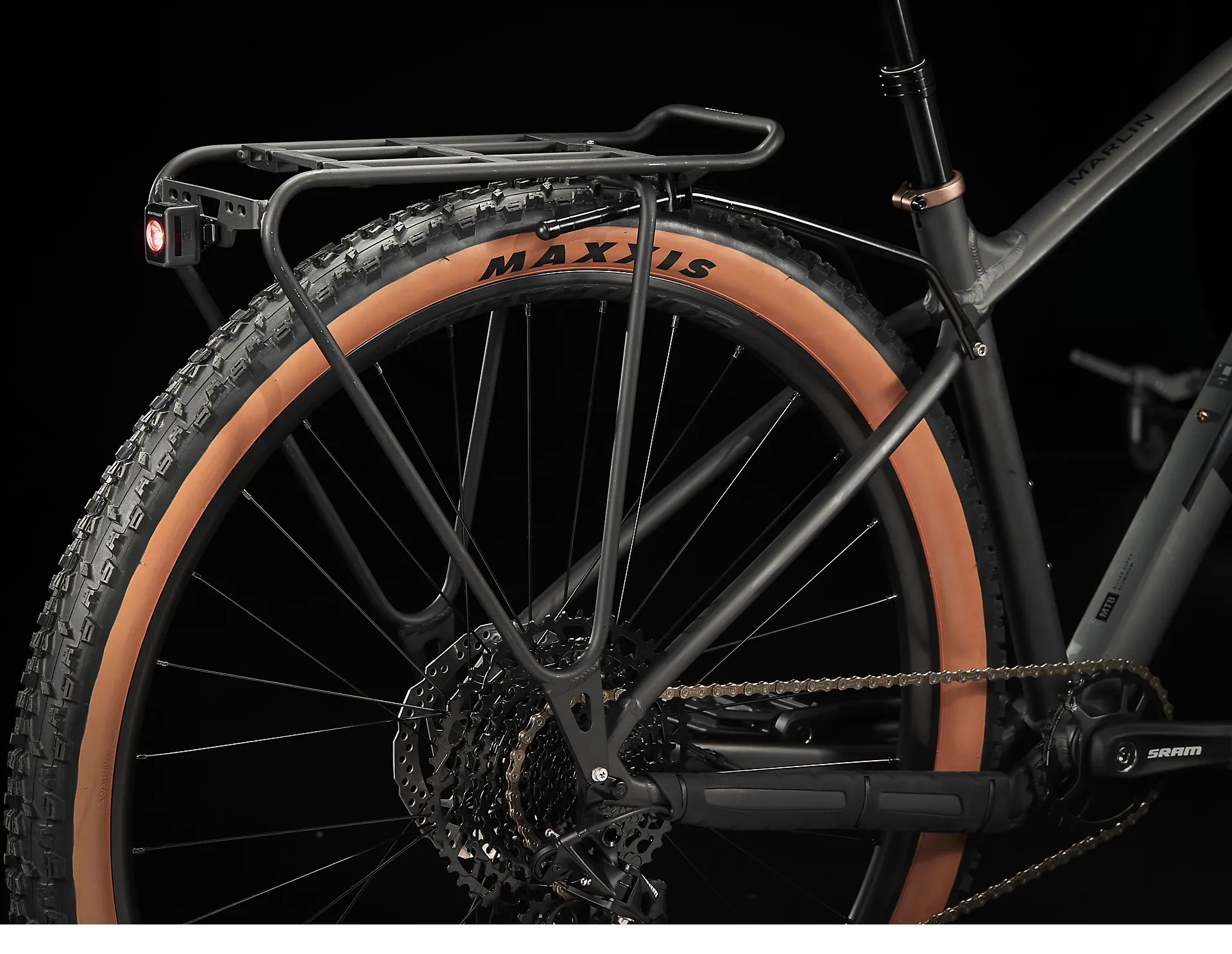 Trek Marlin 8 Mountain Bike in Matte Dnister Black